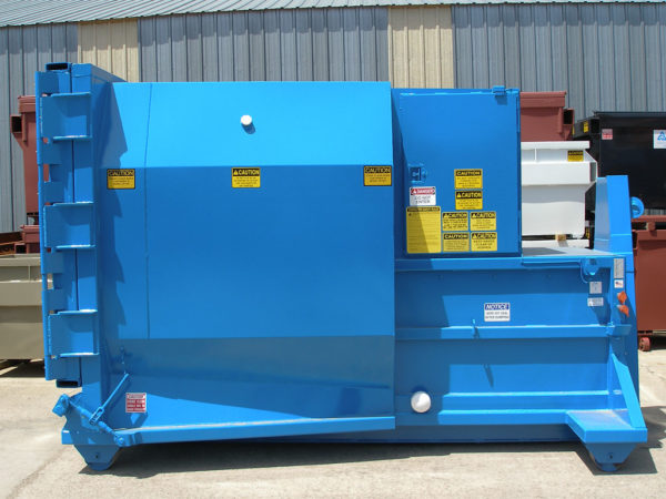1 Yard Self-Contained Compactor with 10 Cubic Yard Container | Nedland