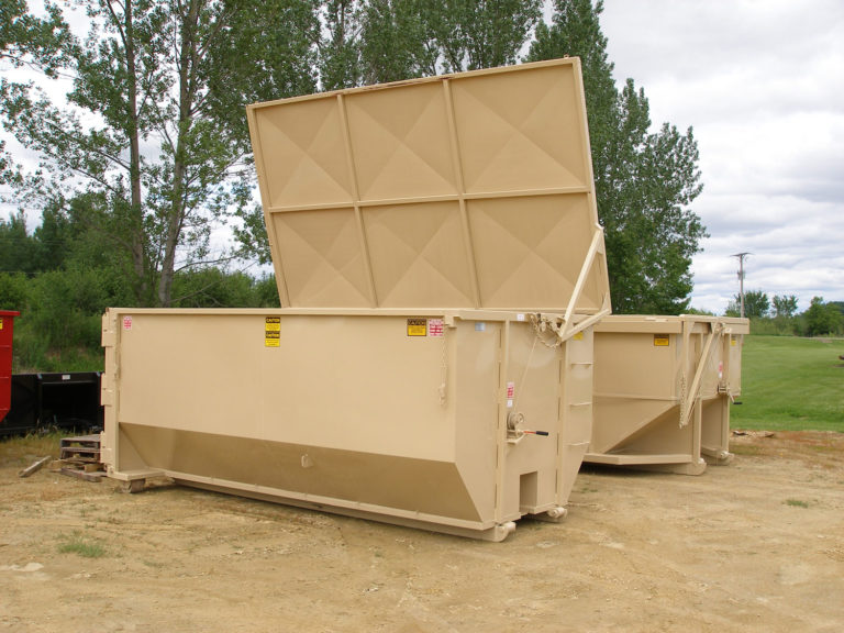 Roll-Off Dumpsters with Lids | Nedland